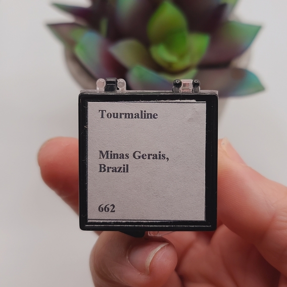 Accents | Schorl Tourmaline Crystal Mineral Thumbnail Specimen | Poshmark